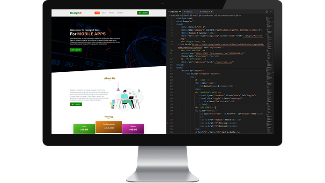 -- PortFolio Website